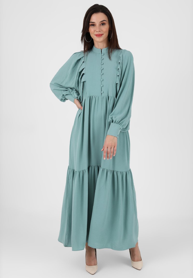 Modanisa CREW NECK REFKA - Robe longue - green/vert - ZALANDO.BE