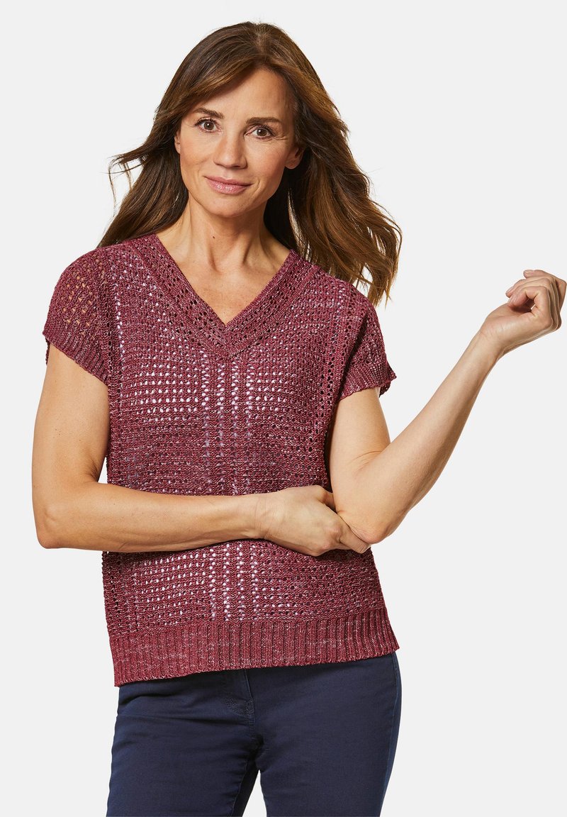 GOLDNER T-Shirt print - cyclam/flieder - Zalando.de