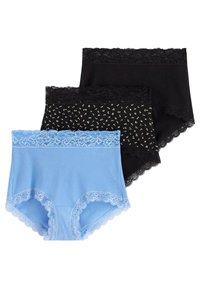 Lindex 3-PACK WITH HIGH WAIST - Briefs - light blue - Zalando