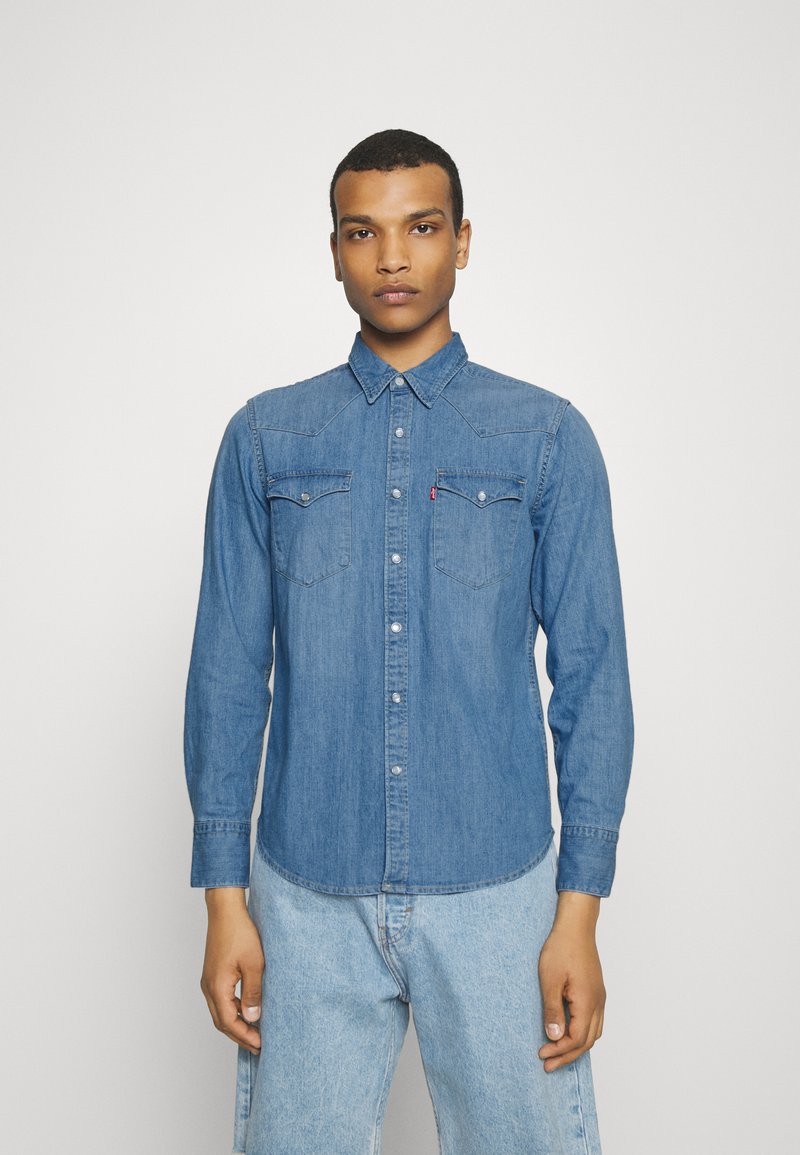 Levi's® BARSTOW WESTERN STANDARD - Shirt - esta noche/blue denim ...