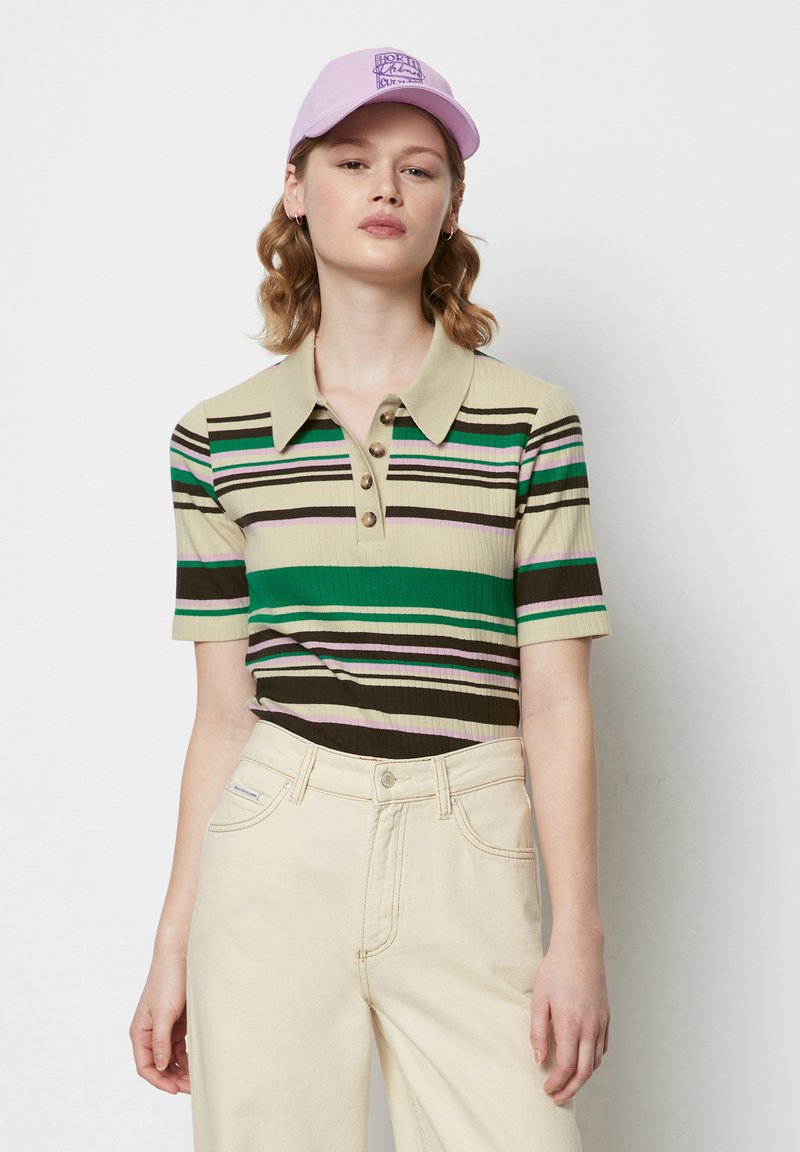 Marc O'Polo DENIM Koszulka polo/beżowy - Zalando.pl