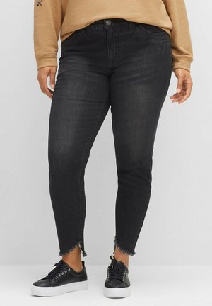 Triangle USED LOOK - Jeans Skinny Fit - dunkelgrau/raw denim - Zalando.ch