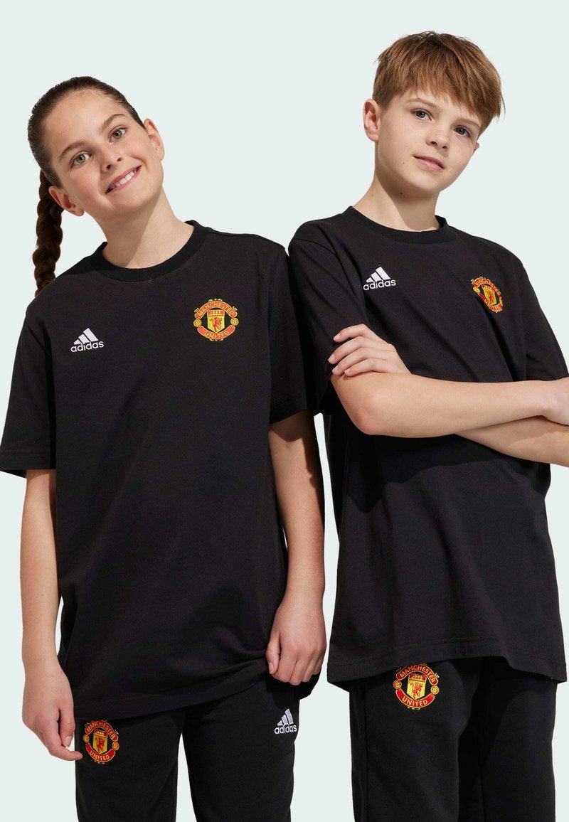 adidas Performance MANCHESTER UNITED CLUB - Football shirt - black ...