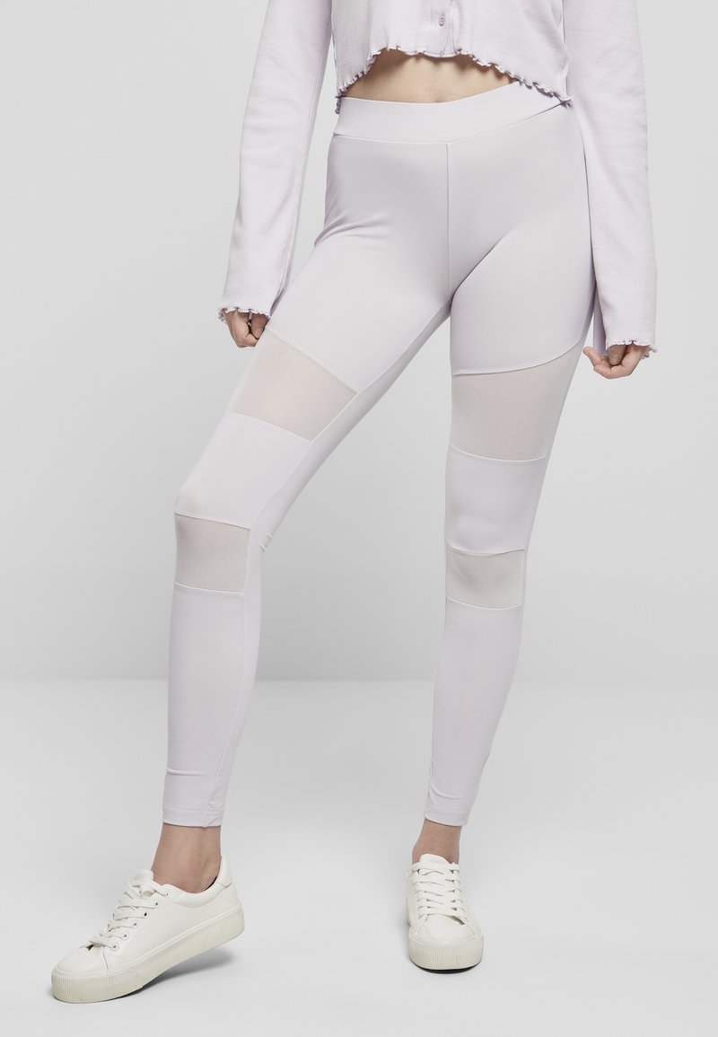 Urban Classics LADIES TECH MESH LEGGINGS - Leggings - Hosen - softlilac ...