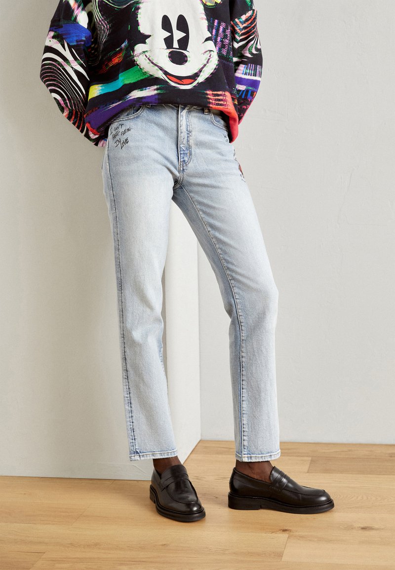 Desigual MICKEY ROCK - Straight leg jeans - denim medium wash/blue ...