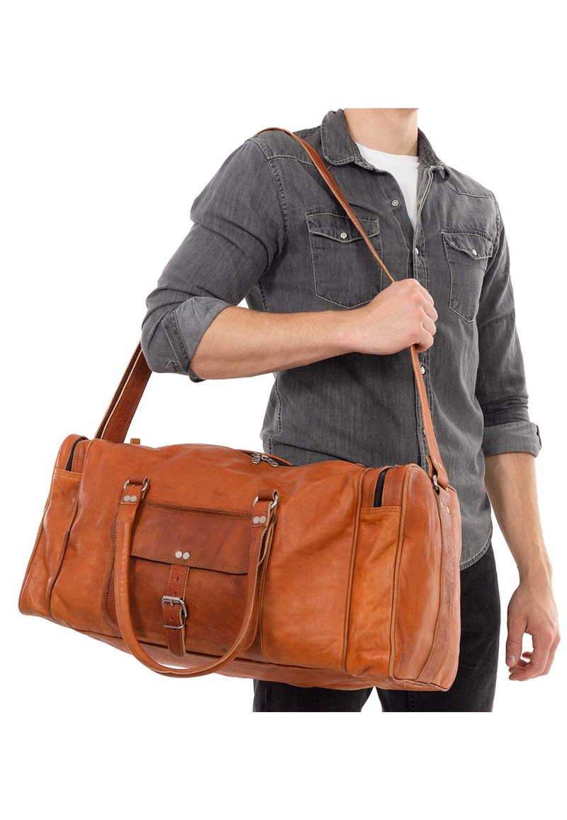Gusti Leder Weekendtas - brown/Bruin - Zalando.nl