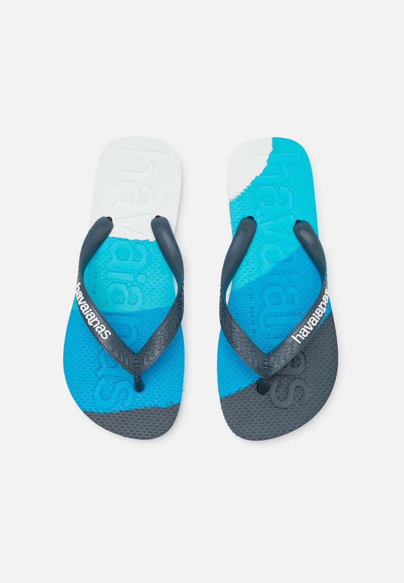 Havaianas TOP LOGOMANIA COLORS UNISEX - Pool shoes - atlantic blue/blue ...