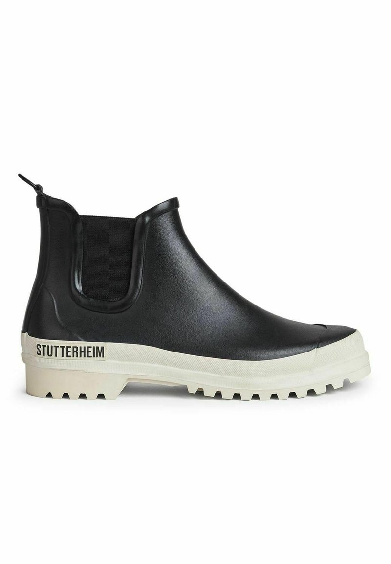 Stutterheim CHELSEA RAINWALKER - Bottes en caoutchouc - black white ...