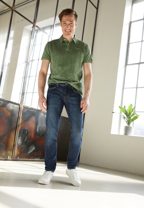 Pepe Jeans CASH - Jeans straight leg - denim/mørkeblå denim - Zalando.no