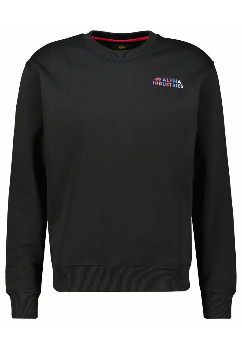 Alpha Industries HOLOGRAPHIC - Sweater - schwarz/zwart - Zalando.nl