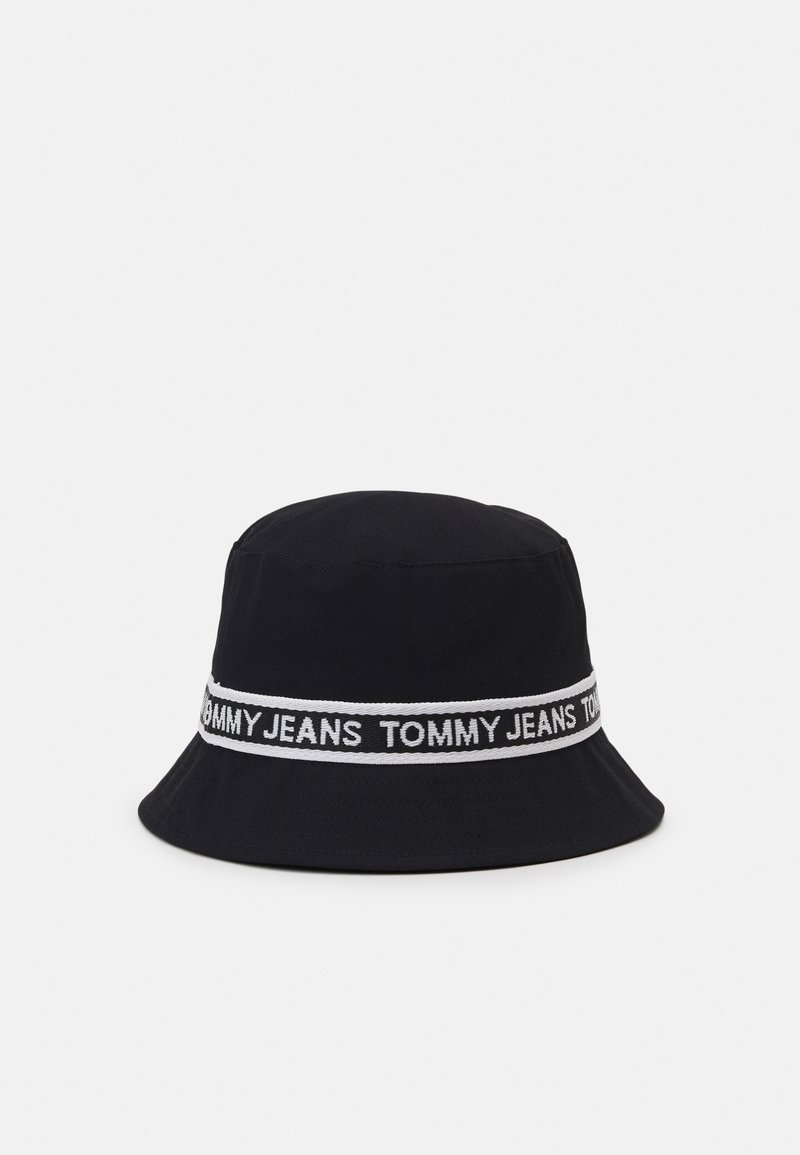 Tommy Jeans MINI LOGO TAPE BUCKET - Hat - black - Zalando.de