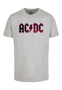 Merchcode ACDC DISTRESSED LOGO - T-shirt z nadrukiem/jasnoszary ...
