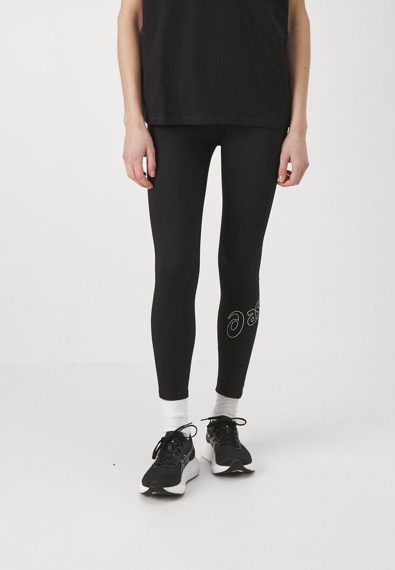 ASICS LOGO 7/8 - Retuusid - performance black/must - Zalando.ee
