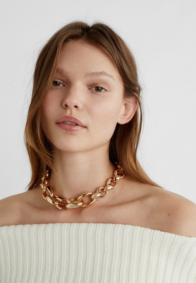 Stradivarius MAXI LINK - Ketting - gold coloured/goudkleurig - Zalando.be