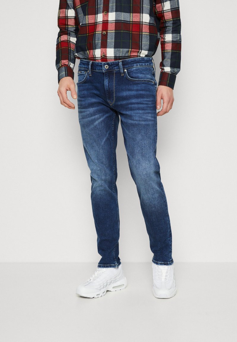 Pepe Jeans STANLEY - Jeans Tapered Fit - GW2/dark-blue denim - Zalando.ch