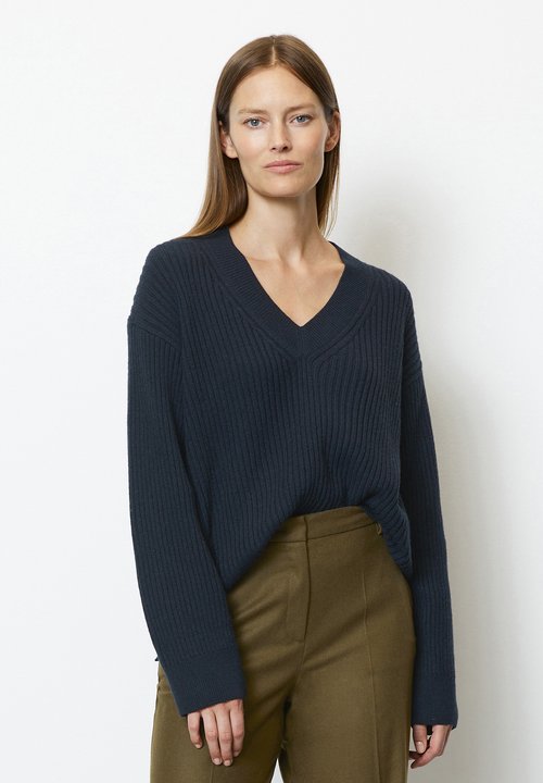 Part Two NATARAPW - Neule - dark navy/tummansininen - Zalando.fi