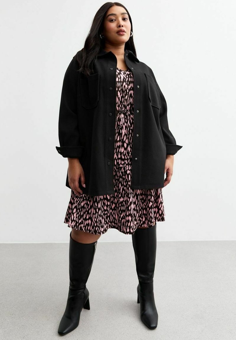 New Look Jurk - pink pattern/gemêleerd donkerroze - Zalando.nl