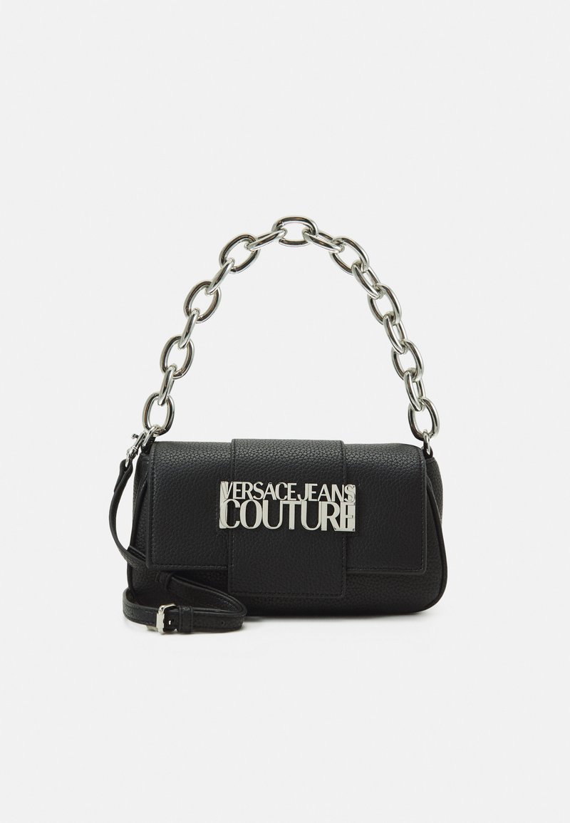 Versace Jeans Couture RANGE LOGO LOOP SKETCH BAGS - Handbag - black ...