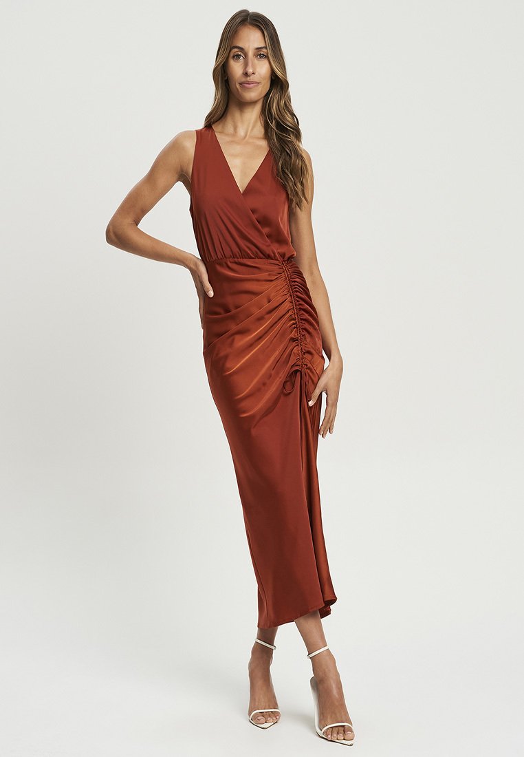 CHANCERY KEYSHIA - Day dress - copper/brown - Zalando.ie