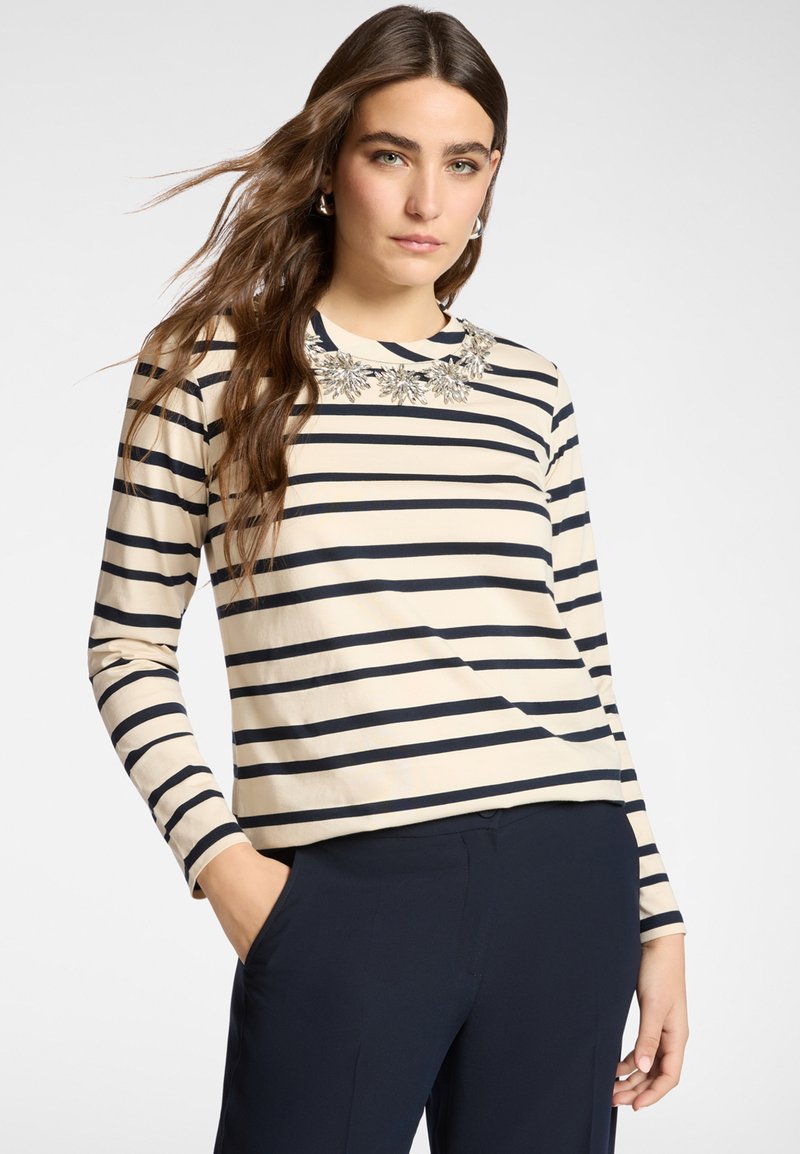 Elena Mirò Langarmshirt - beige - Zalando.at