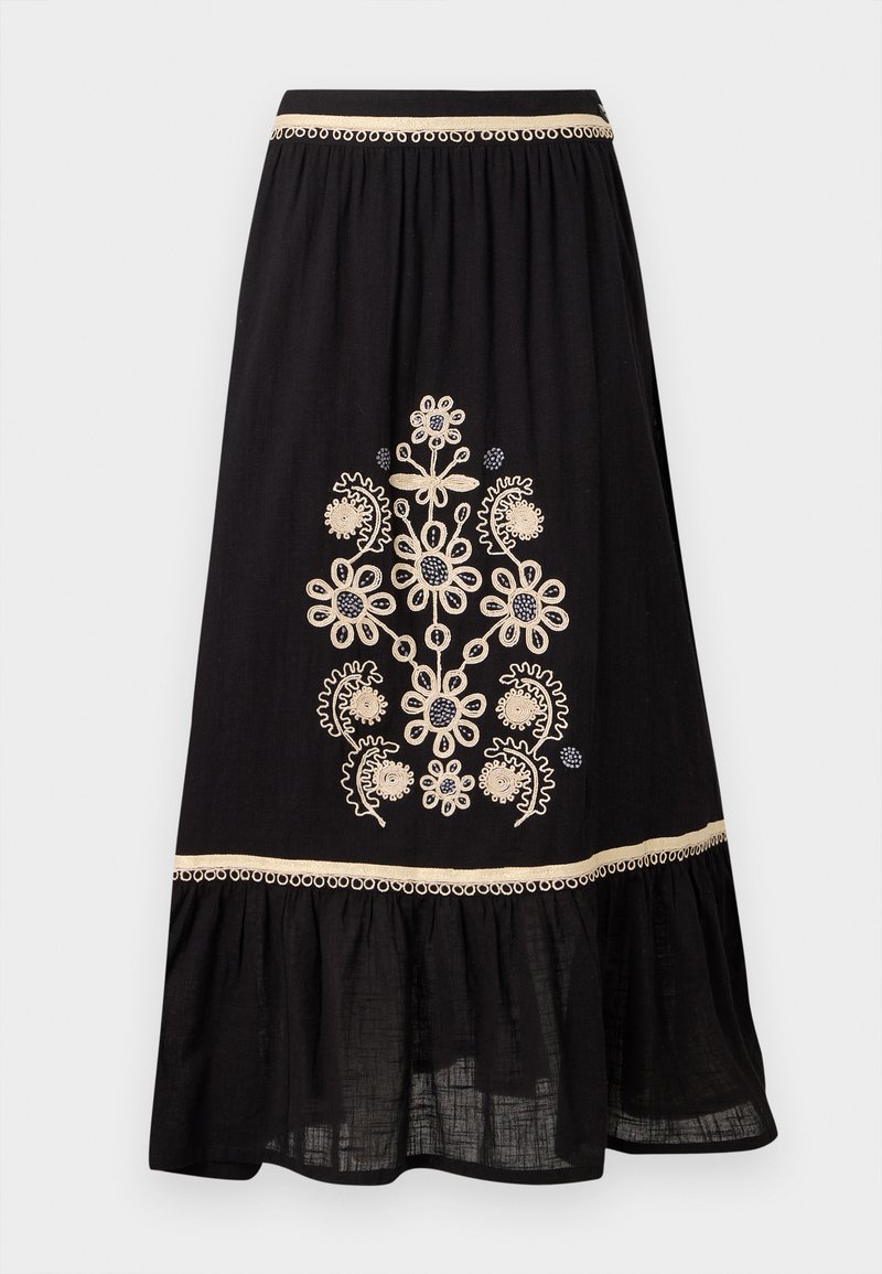 Antik Batik NOHI SKIRT - Jupe longue - black/noir - ZALANDO.FR