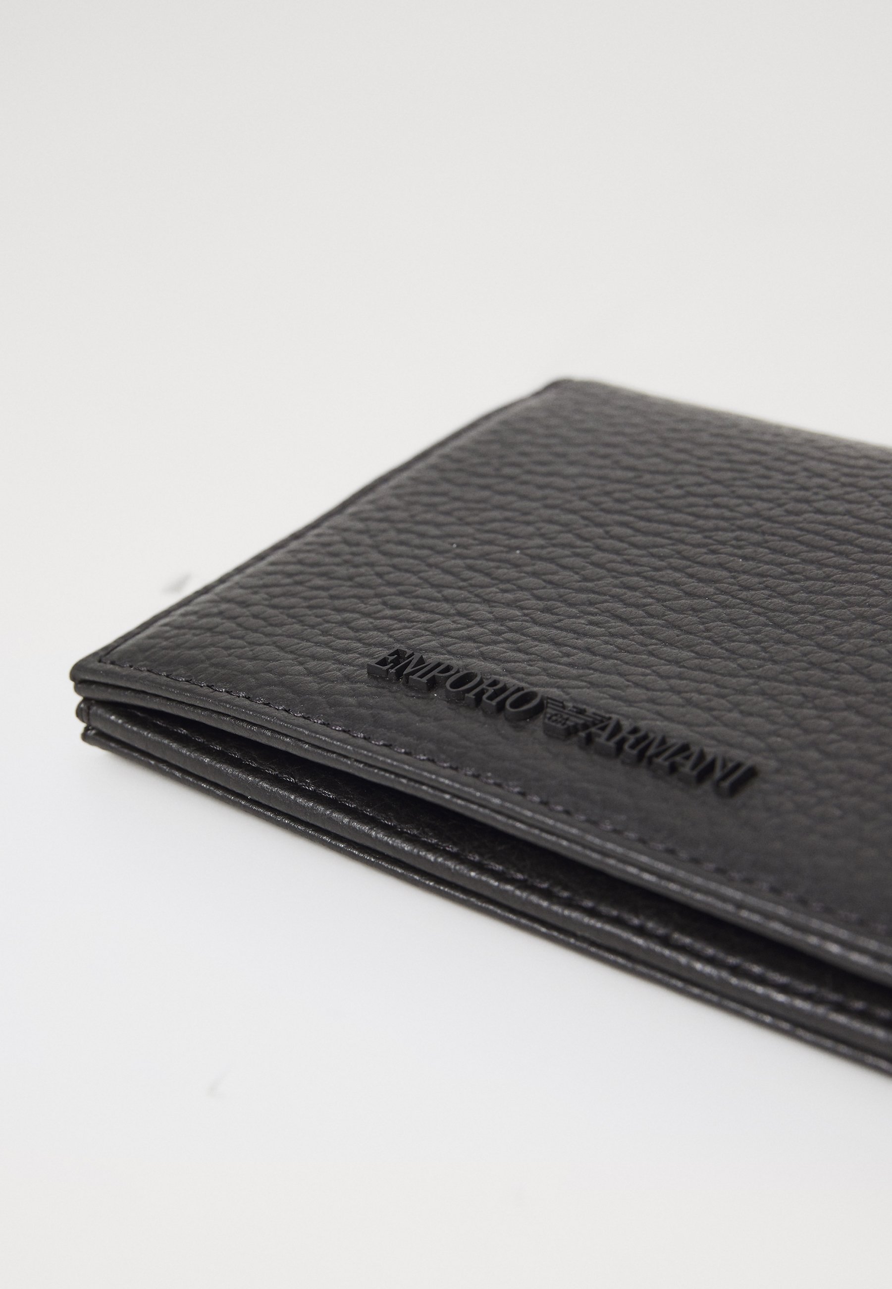 Emporio Armani COMPACT WALLET UNISEX Portefeuille black beauty noir ZALANDO.FR
