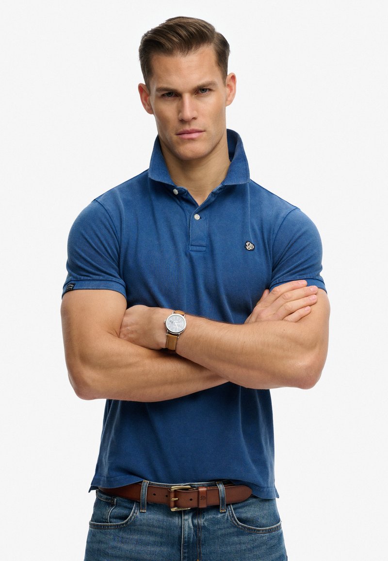 Superdry & Co VINTAGE DESTROY - Polo - bay blue/azul marino - Zalando.es