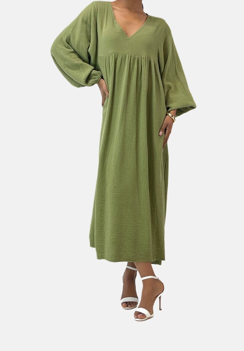 Elara Vestito lungo - green/verde - (Second hand) - Zalando.it