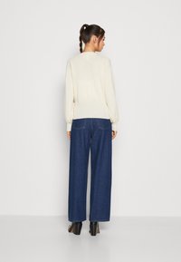 YAS YASASSI WRAP CARDIGAN - Kofta - birch/offwhite - Zalando.se