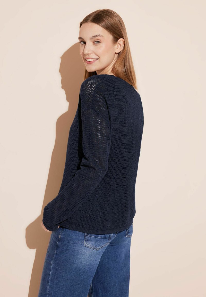 Street One Jumper - blau/dark blue - Zalando