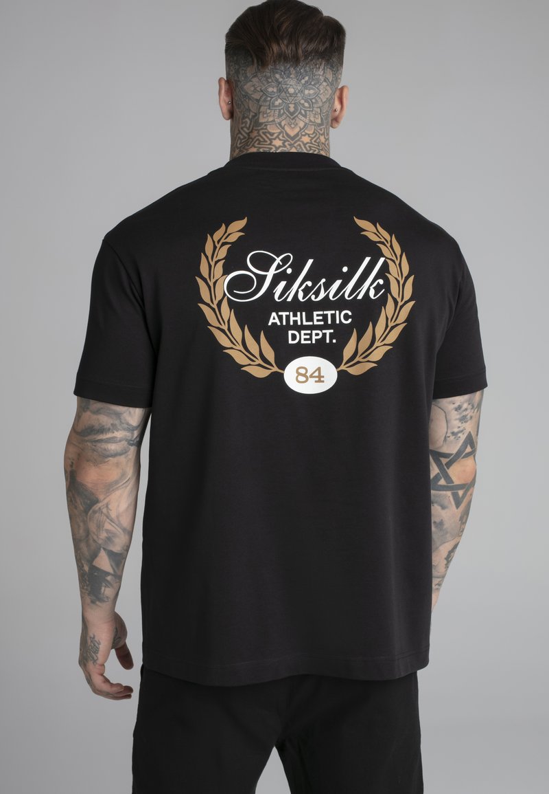 SIKSILK GRAPHIC - T-shirt med print - black/svart - Zalando.se