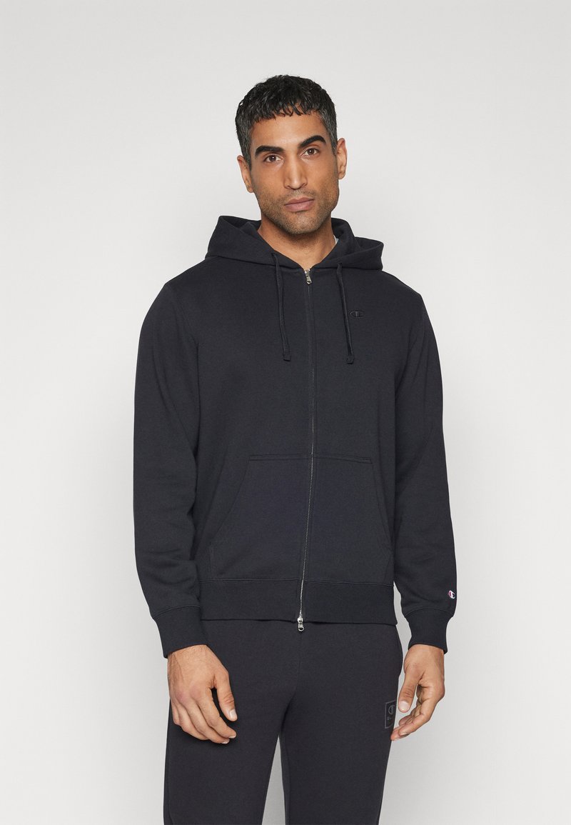 Champion ICONS HOODED FULL ZIP COZY FIT - Sweatjacke - black/schwarz - Zalando.at