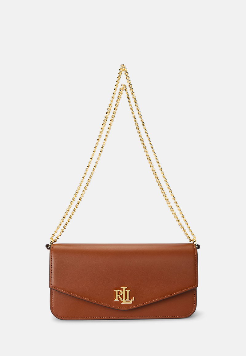 Lauren Ralph Lauren NAPPA LEATHER MEDIUM SAWYER BAG - Cross body bag ...