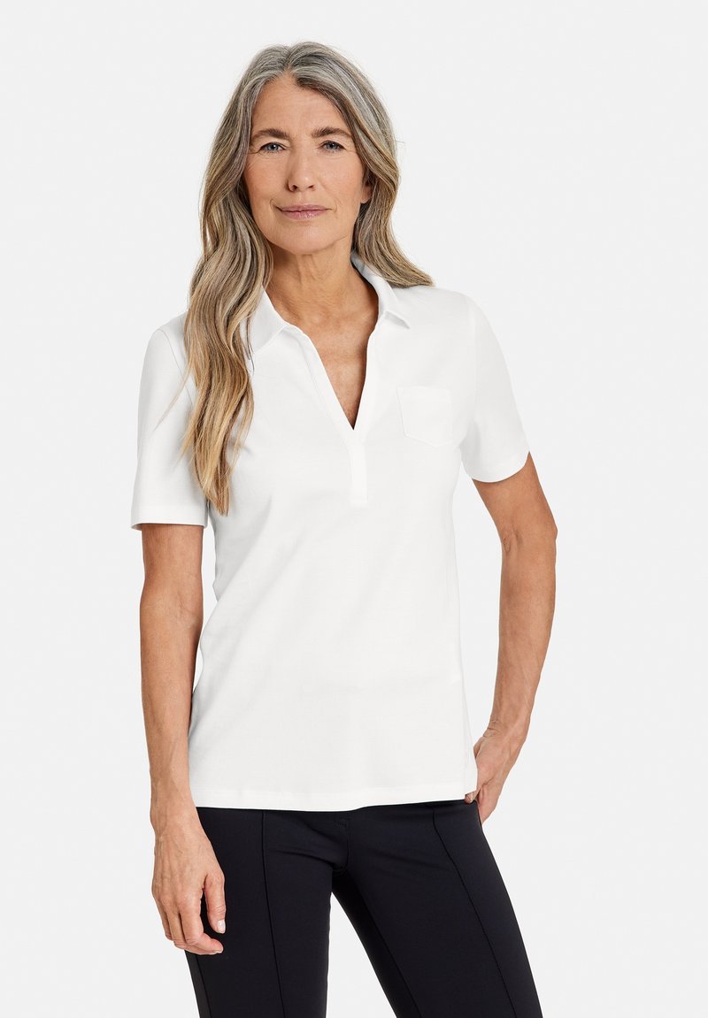 Gerry Weber 1/2 ARM KURZARM - Polo shirt - off white/off-white - Zalando.ie