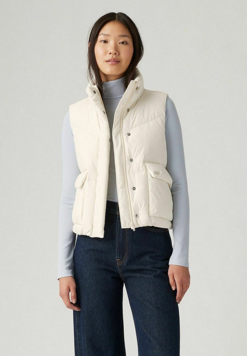 Levi's® WESTERN BUBBLE CAVIAR - Vest - egret/hvid - Zalando.dk