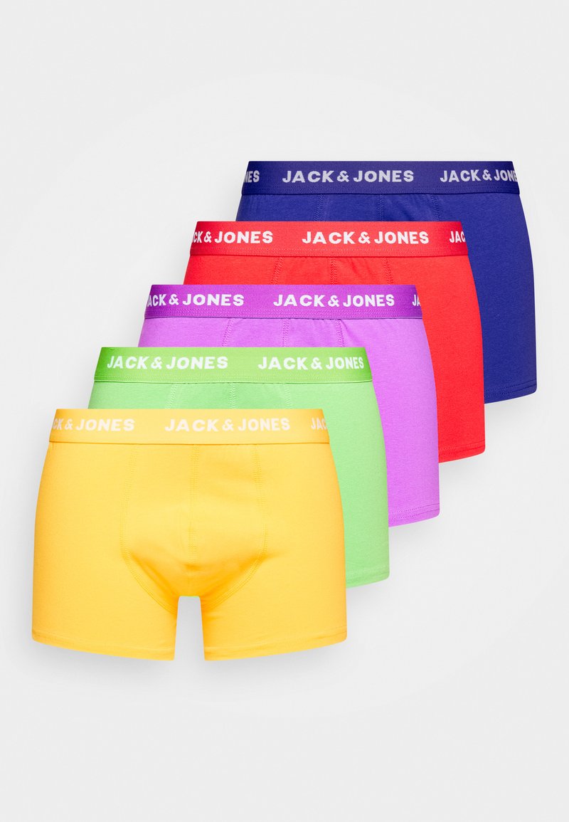 Jack & Jones JACCOLOR TRUNKS 5 PACK - Panties - classic green/vibrant ...