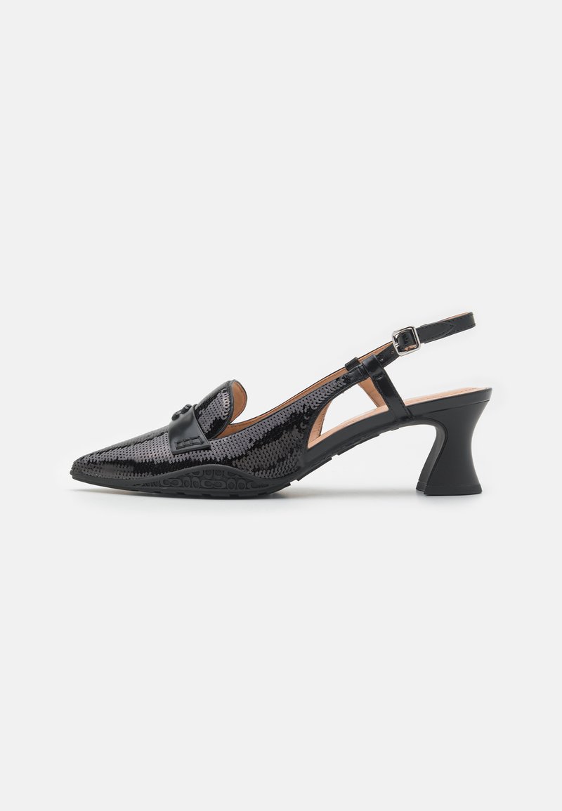 COACH NIKOLA SEQUIN HYBRID SLINGBACK - Pumps - black/schwarz - Zalando.de
