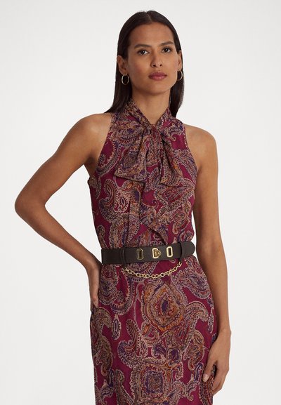 Lauren Ralph Lauren BRYGITKA SHORT SLEEVE DAY DRESS - Jurk - lighthouse navy/blauw - Zalando.be