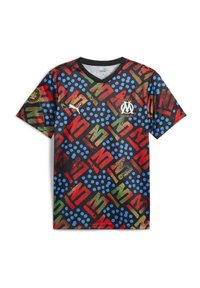 Puma AFRIKA MIT ALLOVER - T-Shirt print - black/schwarz - Zalando