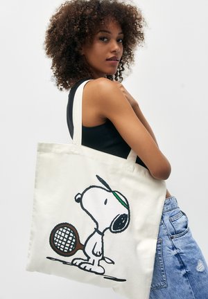 Snoopy THE PEANUTS STOFFBEUTEL SNOOPY - Shopping Bag - beige - Zalando.de