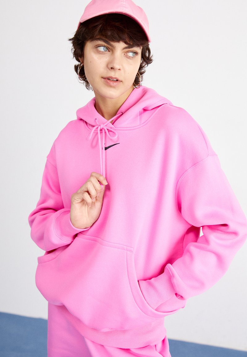 Nike Sportswear W PHNX FLC OS PO - Sweatshirt - playful pink/pink ...