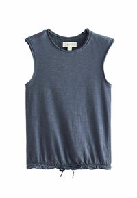 Next SLEEVELESS DRAWSTRING - Top - washed navy/blauw - Zalando.nl