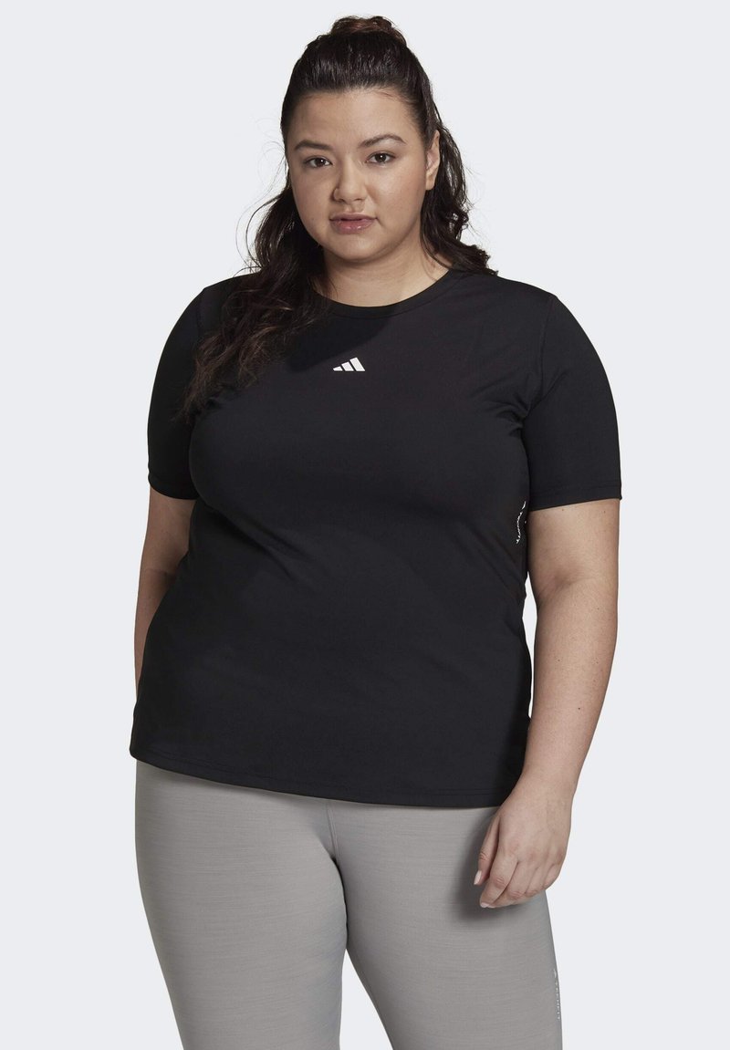 adidas Performance TF TRAIN - T-Shirt basic - black/white/schwarz ...