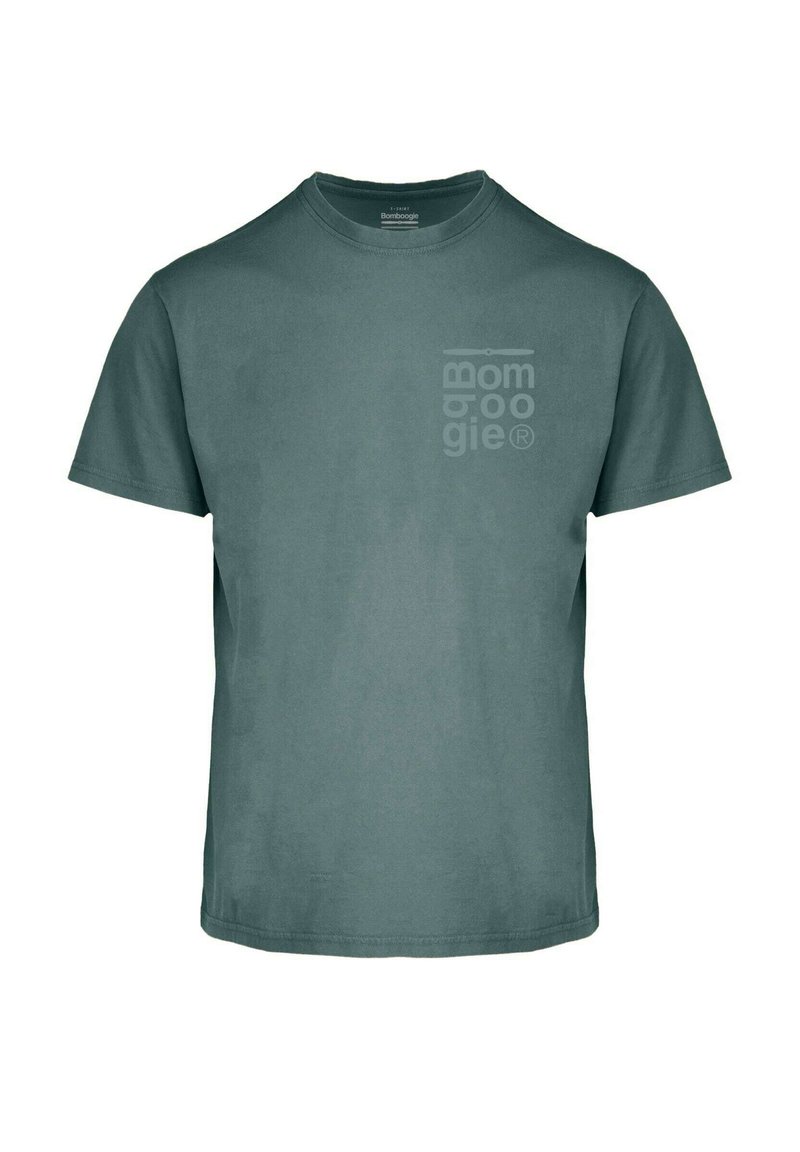 Bomboogie GIROCOLLO A MANICA CORTA CON LOGO - T-shirt con stampa ...