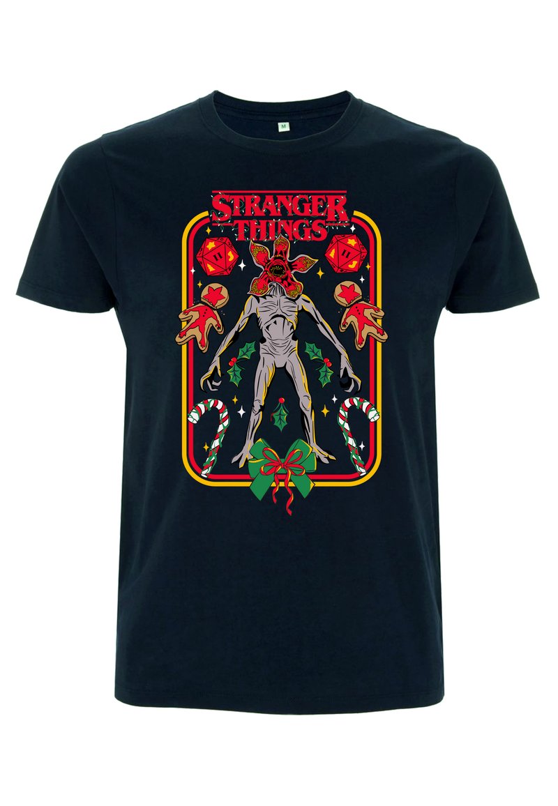 Henry Tiger STRANGER THINGS DEMOGORGON HOLIDAY - T-Shirt print - navy ...