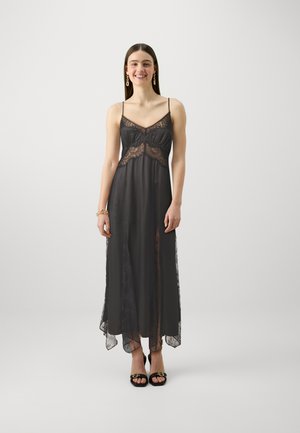 adL FLOUNCED - Denim dress - navy blue/dark blue - Zalando