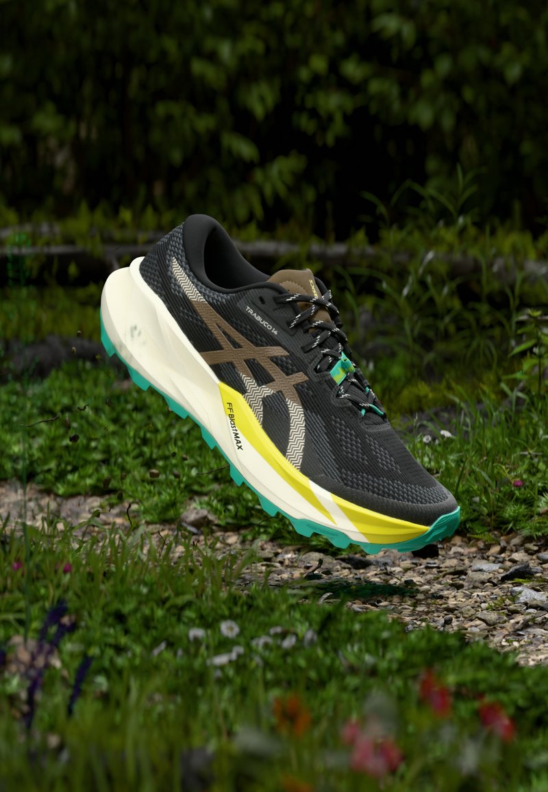 ASICS TRABUCO 14 - Løpesko for mark - black/clay canyon/svart - Zalando.no