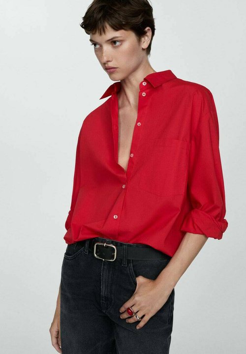 Chemises et blouses rouge | ZALANDO