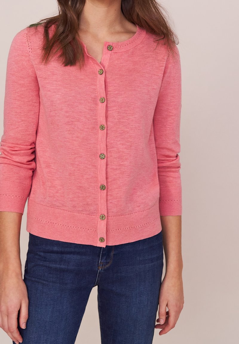 White Stuff Cardigan - light pink - (Pre-owned) - Zalando