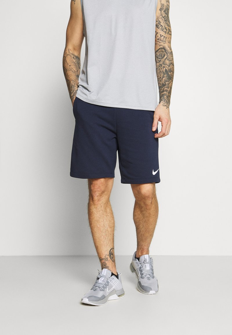 Nike Performance M Nk Dry Short Flc Kurze Sporthose Obsidian White